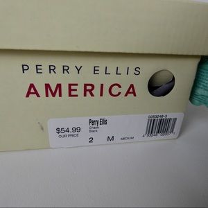 Perry Ellis | Shoes | Perry Ellis Faux Vegan Leather Chukka Boots Nib ...